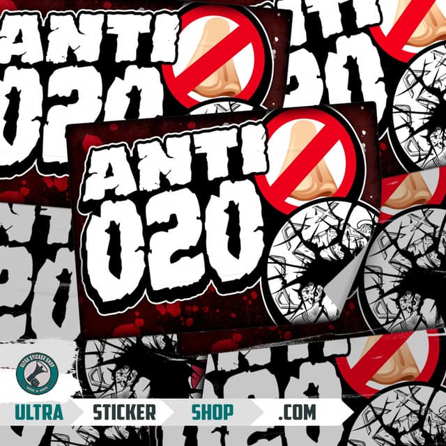 Anti 020 Stickers Stickers Kopen | Ultrastickershop